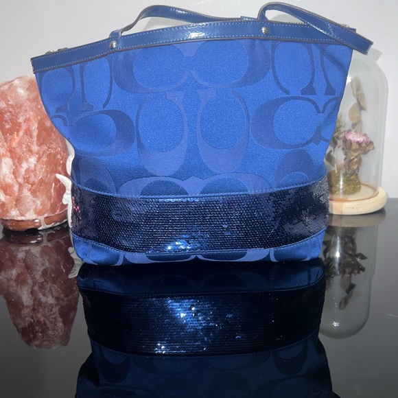 Coach | Bags | Coach Blue Bag | Poshmark